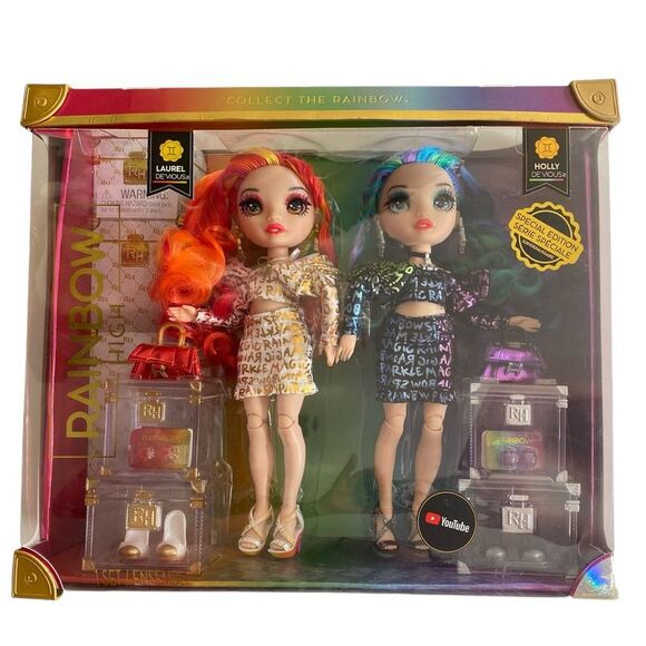 Rainbow | Toys | Rainbow High Special Edition Twin 2pack Laurel Holly ...
